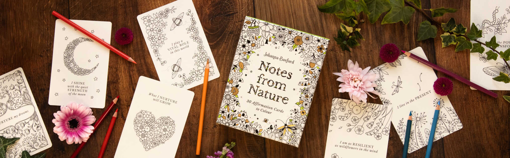 Notes from Nature Affirmation Cards - Johanna Basford : Illustrator ...